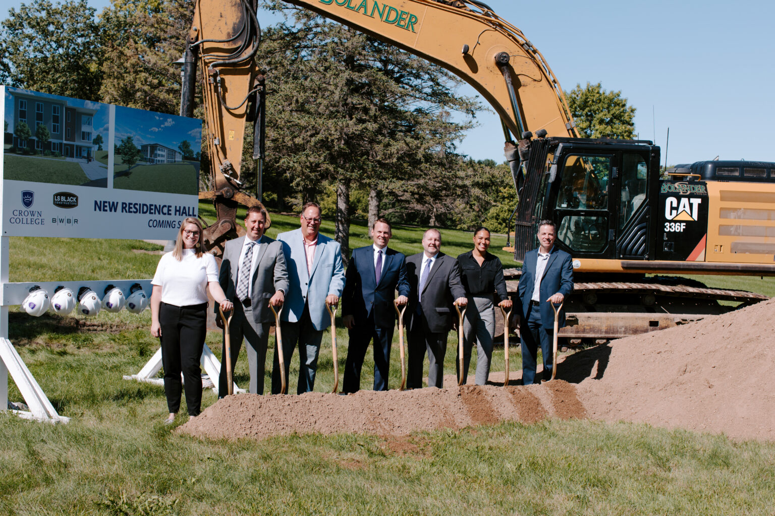 Crown College Breaks Ground For New Residence Hall - Crown College